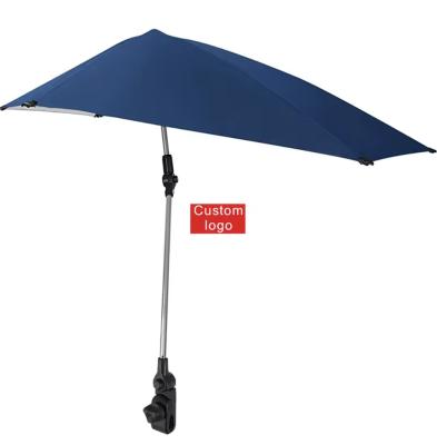 China Fiberglass Rib Umbrella With Clamp Uv Protection For Outdoor for sale
