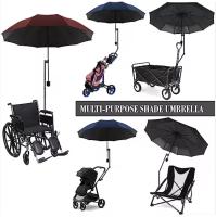 China Waterproof Metal Clamp Beach Umbrella 1.2 Pounds For Sun Protection for sale