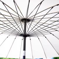China Commercial 6 Foot Patio Umbrella Water Resistant Outdoor Umbrella With Polyester Canopy for sale