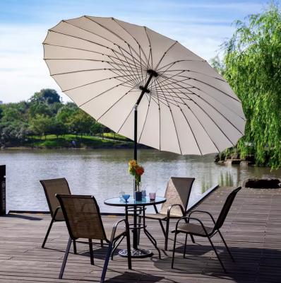 China Commercial 6 Foot Patio Umbrella Water Resistant Outdoor Umbrella With Polyester Canopy for sale