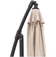 China Manual Open Large Cantilever Parasol With Magnetic Base Durable Steel Shaft Material for sale