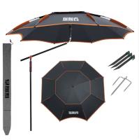 China Manual Open Large Cantilever Parasol With Magnetic Base Durable Steel Shaft Material for sale