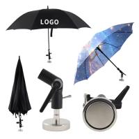 China Strong Sun Protection Umbrella UV Sun Umbrella 42 Inches With Magnetic Base for sale