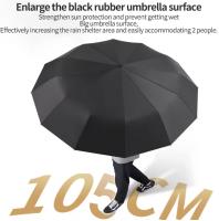 China Waterproof Custom Logo Golf Umbrella Convenient 1.5 Lbs Weight For Golfers for sale