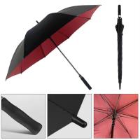 China 62 Inch Collapsible Golf Umbrella Versatile With Black Red Blue Green Colors for sale