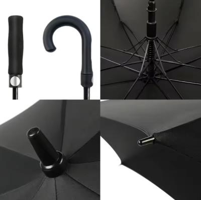 China Plastic Top And Tips Golf Umbrella Constructed With Aluminum Shaft Providing Strong And Lightweight Performance Outdoors for sale