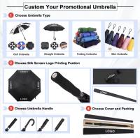 China Waterproof Personalized Golf Umbrellas Double Canopy Golf Umbrella With Plastic Top Tips for sale