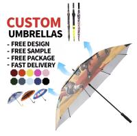 China Versatile Strong Folding Umbrella Three Fold Umbrella With Aluminum Alloy Frame for sale