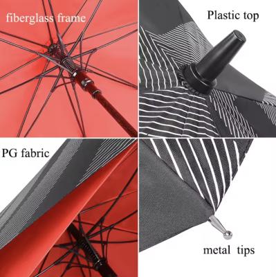 China 8 Ribs Stick Umbrella Manual Open Mechanism Enhanced Stability and Wind Resistance Designed for Harsh Weather Conditions for sale
