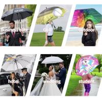 China Portable Folding Sun Umbrella Auto Folding Umbrella Innovative With Black Big Pole for sale