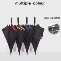 China 36 Inches Length Stick Umbrella with 8 Ribs and Steel Frame for Windproof Protection for sale