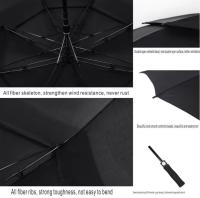 China Manual Open Mechanism Stick Umbrella Featuring Moderate Windresistance and Stylish Appearance Suitable for Professionals for sale