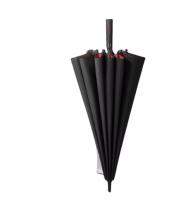 China 1.2 Pounds Walking Stick Umbrella Manual Open Mechanism Fiberglass Frame Durable Lightweight for sale