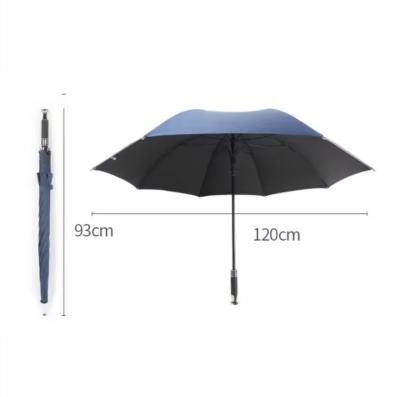 China 1.2 Pounds Walking Stick Umbrella Manual Open Mechanism Fiberglass Frame Durable Lightweight for sale
