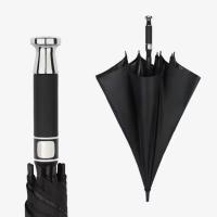 China Single Canopy Long Stick Umbrella 8 Ribs Walking Pole Umbrella Round Shape for sale