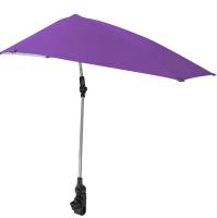 China Waterproof Umbrella With Clamp Convenient Outdoor For Beach Chair for sale