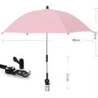 China Convenient Outdoor Umbrella With Clamp 8 Ribs Parasol With Clamp Versatile for sale