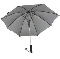 China UV Protection Hands Free Hiking Umbrella Foldable With Zipper Closure Mesh Pocket for sale