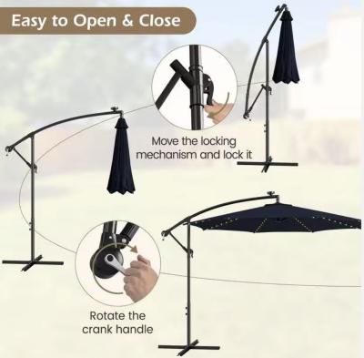 China Versatile Garden Umbrella With Stand Durable Large Garden Parasol for sale