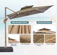 China Versatile Garden Umbrella With Stand Durable Large Garden Parasol for sale
