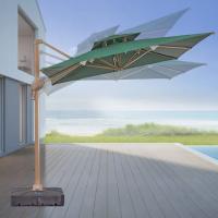 China Multifunctional Large Outdoor Umbrella With Stand Convenient Safe For Leisure for sale