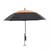 China Polyester Material Rubber Handle Umbrella With Magnetic Base 1.2 Pounds Convenient for sale