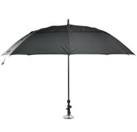 China 8 Panels Black Umbrella With Magnetic Base Windproof Sturdy UV Protection for sale