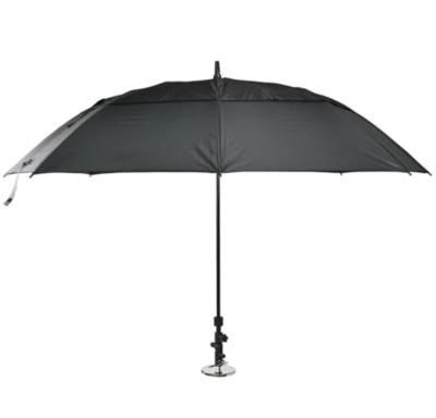 China 8 Panels Black Umbrella With Magnetic Base Windproof Sturdy UV Protection for sale