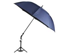 China Blue Wind Resistant Umbrella With Magnetic Base CE Certified Reliable for sale