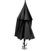 China Black Weather Proof Umbrella Outdoor With Magnetic Base And Rubber Handle for sale
