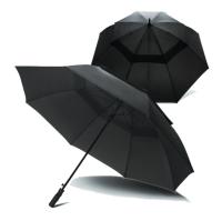 China Black Weather Proof Umbrella Outdoor With Magnetic Base And Rubber Handle for sale