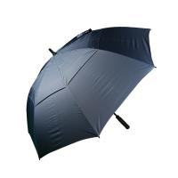China Folded Windproof Double Canopy Umbrella Auto Open Golf Style Umbrella for sale