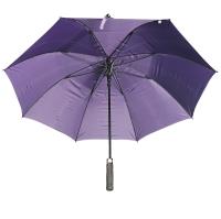 China 1.5 Lbs Weight Strong Golf Umbrella Purple Color Portable With Plastic Top Tips for sale