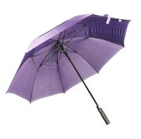 China 1.5 Lbs Weight Strong Golf Umbrella Purple Color Portable With Plastic Top Tips for sale