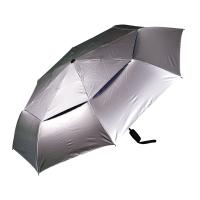 China Lightweight Folding Golf Umbrella With EVA Foam Handle And Double Canopy Design for sale
