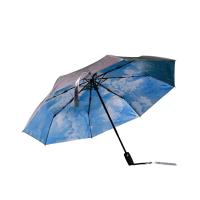 China Long Lasting Sturdy Compact Umbrella 8 Ribs Strong Foldable Umbrella With 42 Inches Coverage for sale