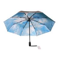 China Long Lasting Sturdy Compact Umbrella 8 Ribs Strong Foldable Umbrella With 42 Inches Coverage for sale