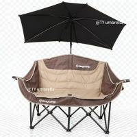 China Lightweight Beach Umbrella With Clamp Straight Handle 8 Fiberglass Ribs for sale
