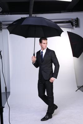 China Fiberglass Shaft Golf Umbrella Automatic Open Water Resistant Canopy For Outdoor Use for sale