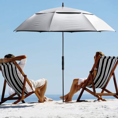 China Teakwood Frame Outdoor Umbrella 3M Diameter Modern Stylish Design For Garden Beach for sale