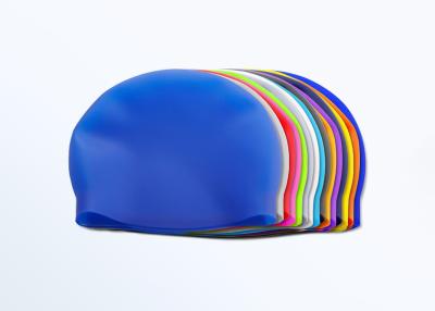 China Seamless Silicone Swim Cap – Comfortable Fit, 17 In-Stock Colors, Custom Logo & Color Available for sale