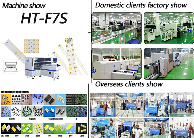 Double Arm PCB Mounter Machine High Speed LED Tube Making Machine 0