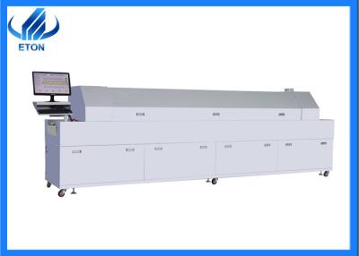 China SMT Reflow oven with 8 temperature zone Welding with hot air 450mm (mesh) for sale