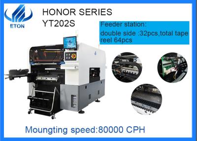 China LED LIGHT PICK ADN PLACE MACHINE WITH DOBLE MOUNTING HEAD SPEED OF 80000CPH AND FOR LED CHIPS MONGTING for sale