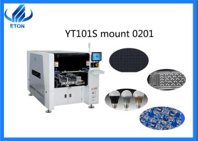 China Black And White Automatic Smt Pick And Place Machine Min Mount 0201mm Components for sale