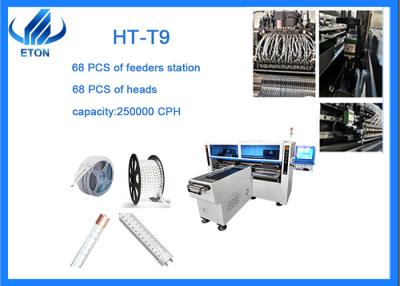 China smt mounter LED tube making 68 PCS feeder station high speed SMT pick and place machine for sale