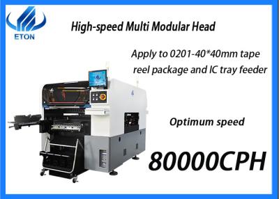 China 0201 SMD Mounting Machine Medium Speed 80000CPH For BGA QFP for sale