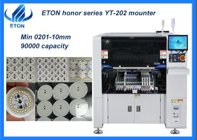 China Brand new two PCB making in one time Min 0201~10 mm SMT machine for sale