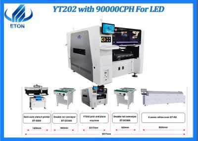 China Double Placement Head SMT Mounter Windows 7 System LED Mounting Machine for sale