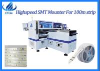 China Faseest pick and place machine 10 sets camera 500K for 100m strip making SMT chip mounter for sale